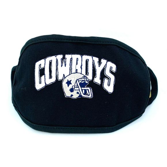 Accessories | Dallas Cowboys Football Face Mask Embroidered Logo | Poshmark